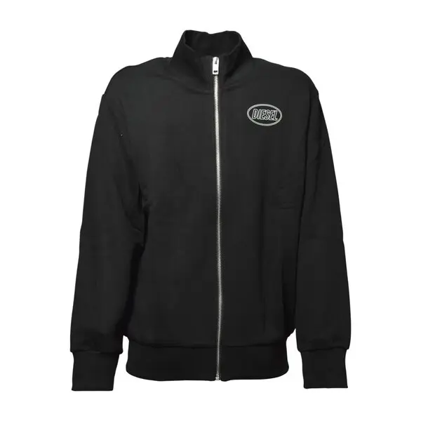DIESEL® Zip-up Sweater With High Neck