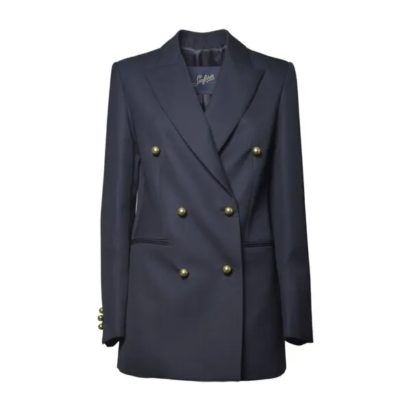Seafarer Double Breasted Blazer With Gold Buttons