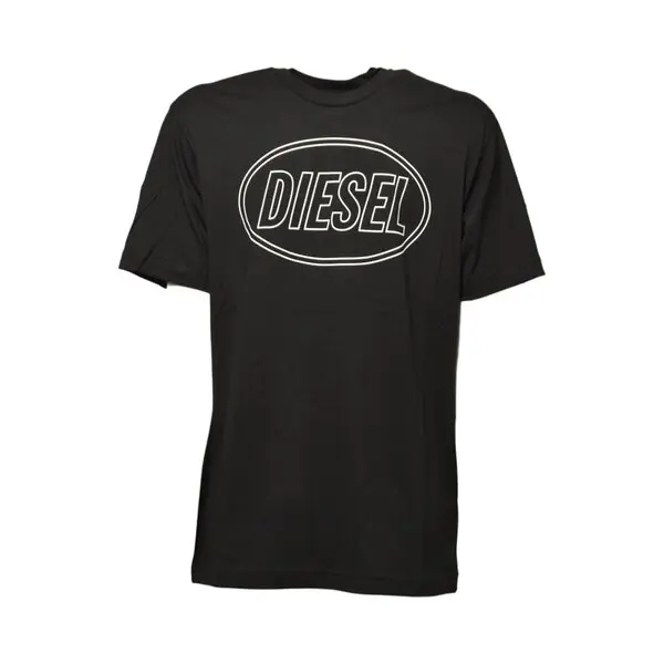 DIESEL® T-shirt With Logo - Nero