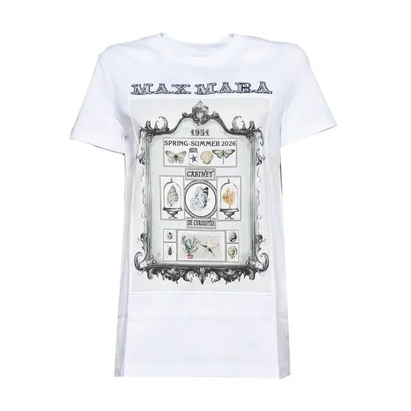 Max Mara T Shirts And Polos - Bianco/nero