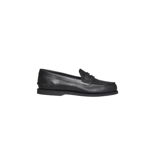 Timberland Black Leather Loafers