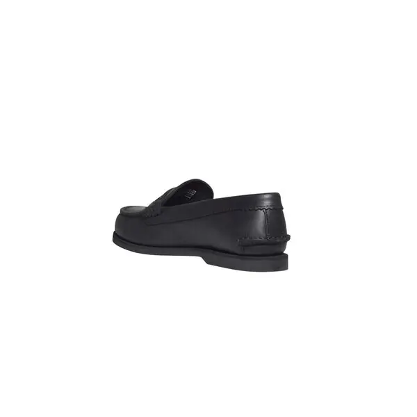 Timberland Black Leather Loafers