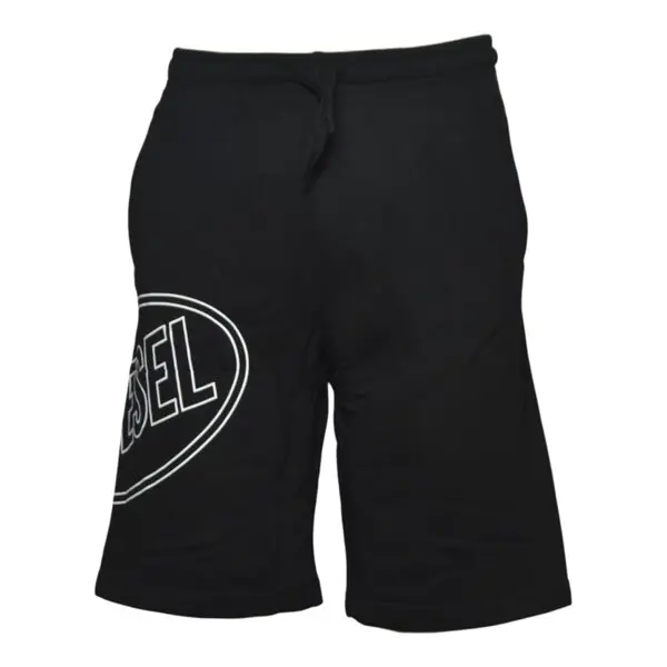 DIESEL® Logo Detailed Drawstring Shorts