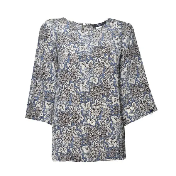 Max Mara Floral Print Blouse