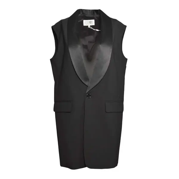 MAISON MARGIELA Sleeveless Shawl Lapel Blazer