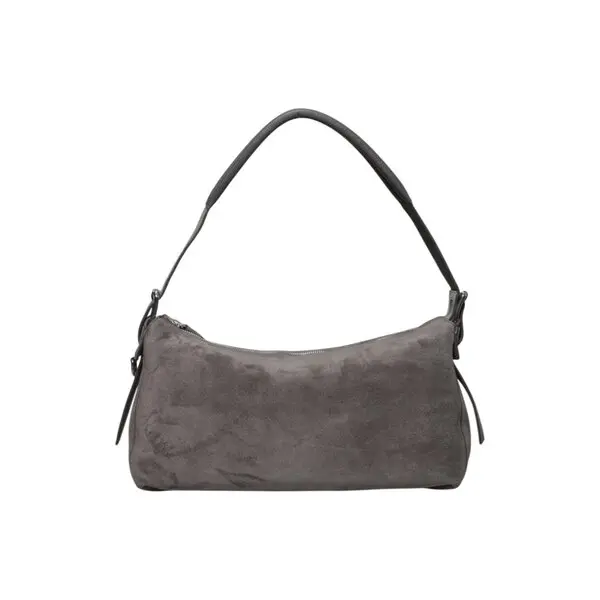 LEMAIRE Suede Shoulder Bag - Grigio