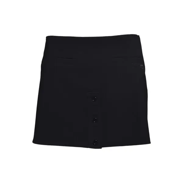 COURREGES Courrèges Black Button-detailed Mini Skirt