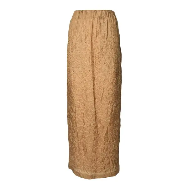 Max Mara Crinkled Maxi Skirt