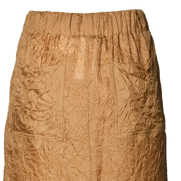 Max Mara Crinkled Maxi Skirt