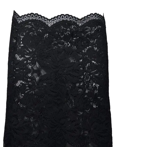 Rabanne Lace Maxi Skirt - Nero