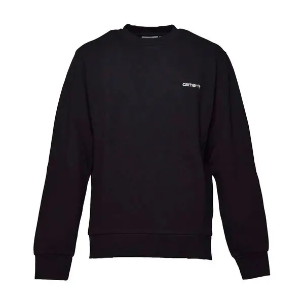Carhartt Work In Progress Embroidered Logo Crewneck Sweater - Nero