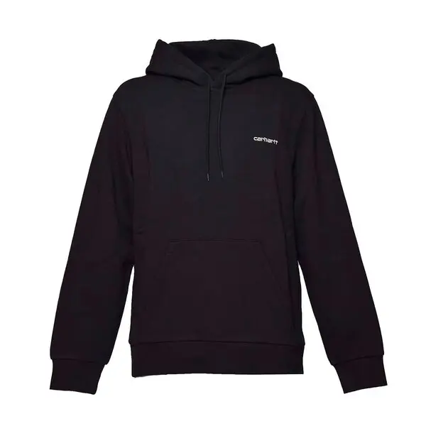 Carhartt Work In Progress Embroidered Logo Hoodie - Nero