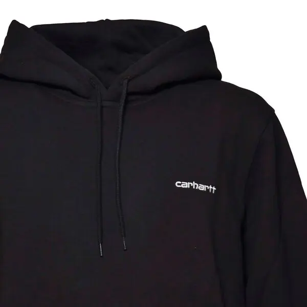 Carhartt Work In Progress Embroidered Logo Hoodie - Nero