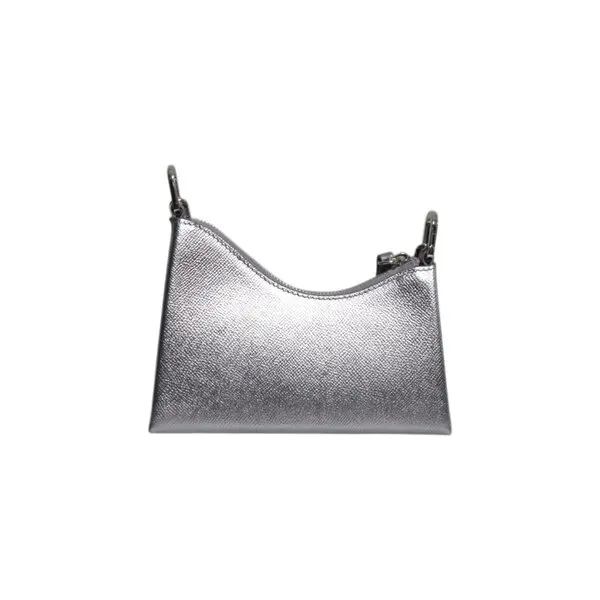 MAISON MARGIELA Silver Metallic Leather Bag