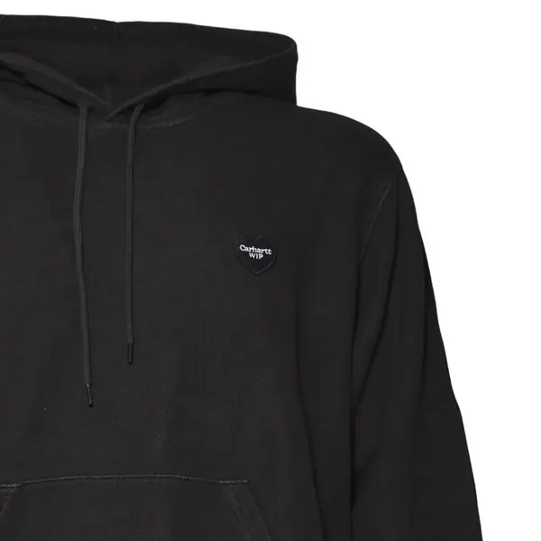Carhartt Work In Progress Pullover Hoodie With Drawstring And Pocket - Nero