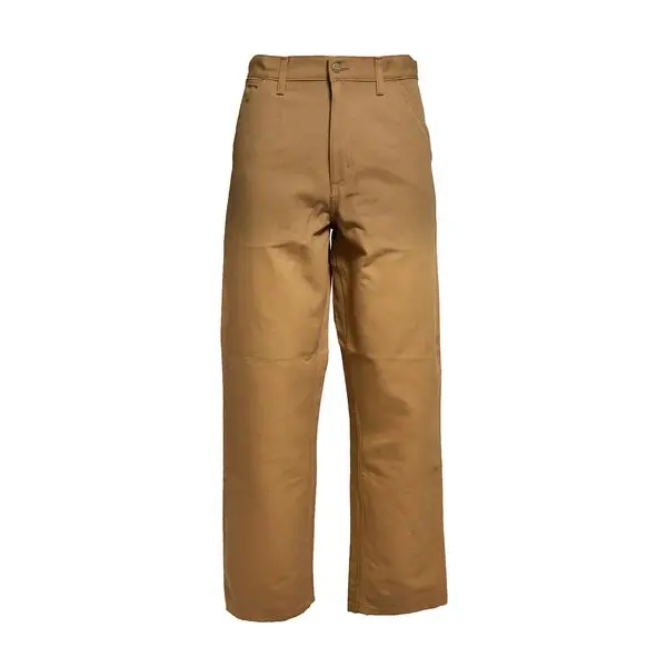 Carhartt Work In Progress Straight Leg Canvas Trousers - Marrone