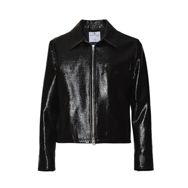 COURREGES Courrèges Zip-up Leather Jacket