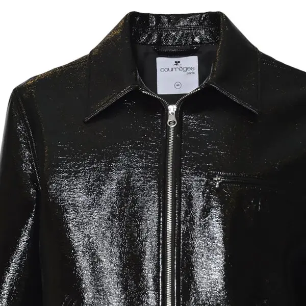 COURREGES Courrèges Zip-up Leather Jacket