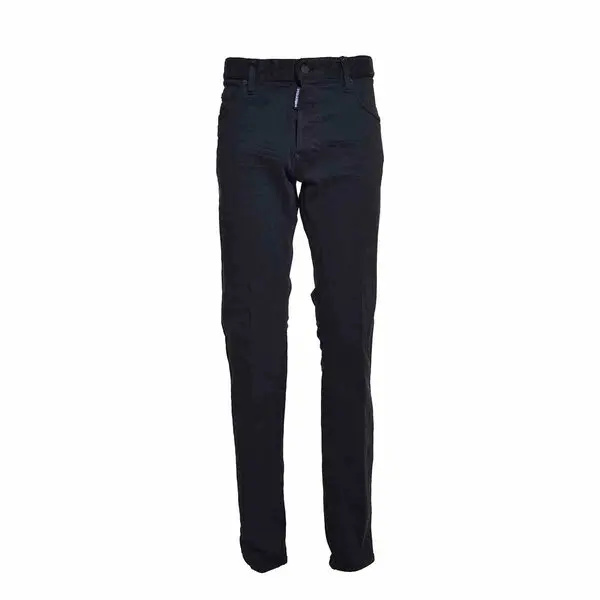 Dsquared2 Black Cotton Denim Jeans