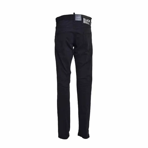 Dsquared2 Black Cotton Denim Jeans