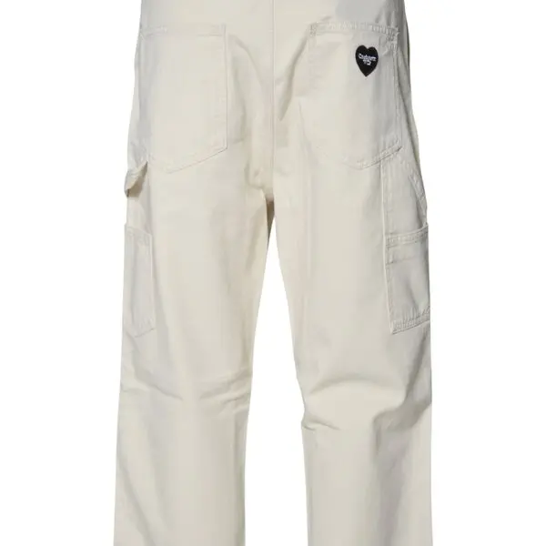 Carhartt Work In Progress Wide Leg Trousers - Beige
