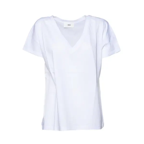 SOLOTRE V-neck T-shirt - Bianco