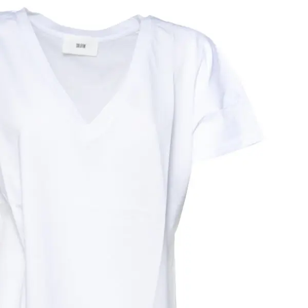 SOLOTRE V-neck T-shirt - Bianco