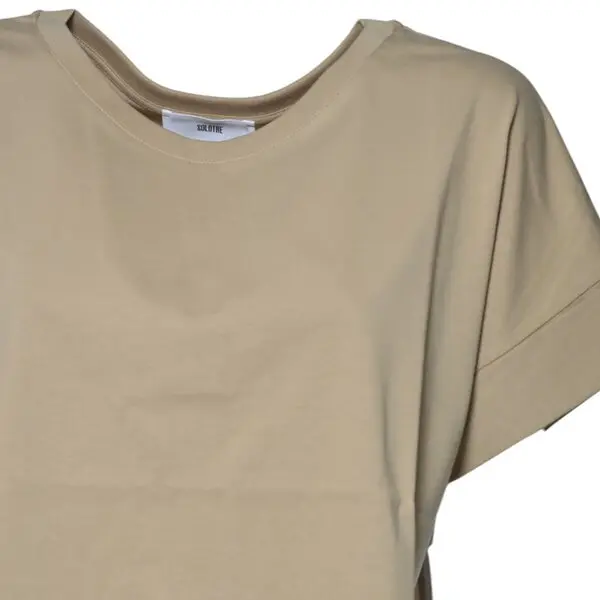 SOLOTRE Classic Fit T-shirt - Beige