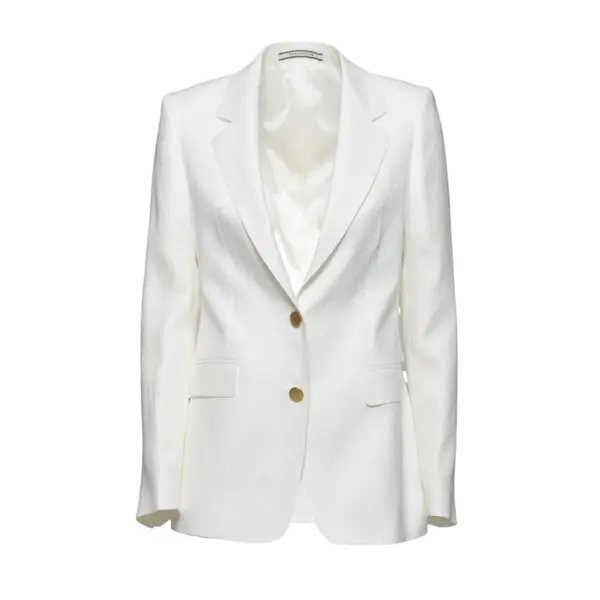 Tagliatore Single-breasted Blazer With Notch Lapel - Bianco