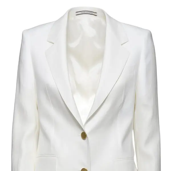Tagliatore Single-breasted Blazer With Notch Lapel - Bianco