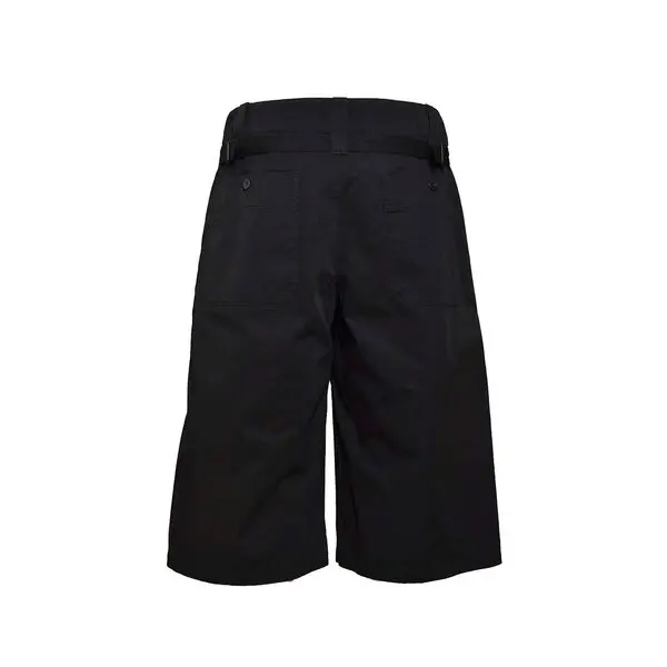 LEMAIRE Belted Wide-leg Shorts - Nero