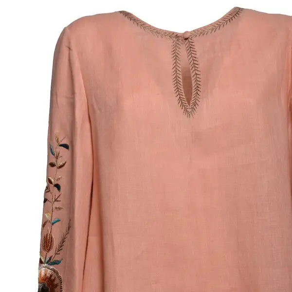 FORTELA Embroidered Linen Shirt