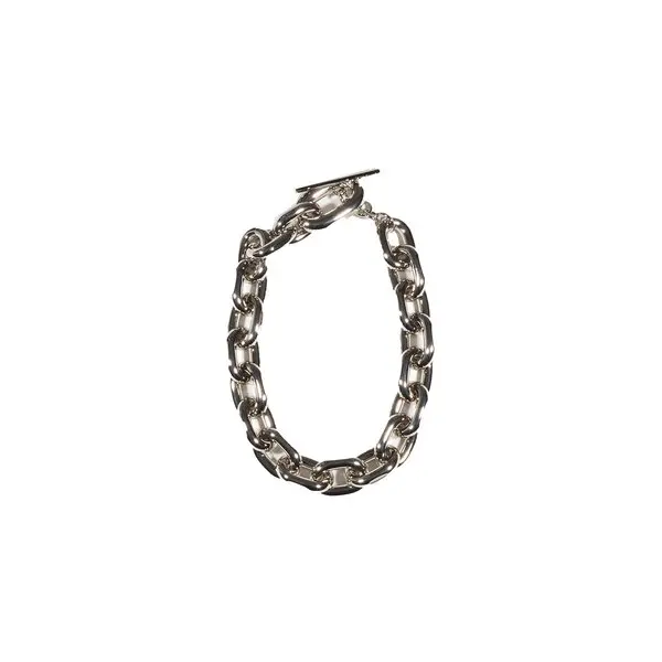 Rabanne Silver-plated Chain Necklace - Argento