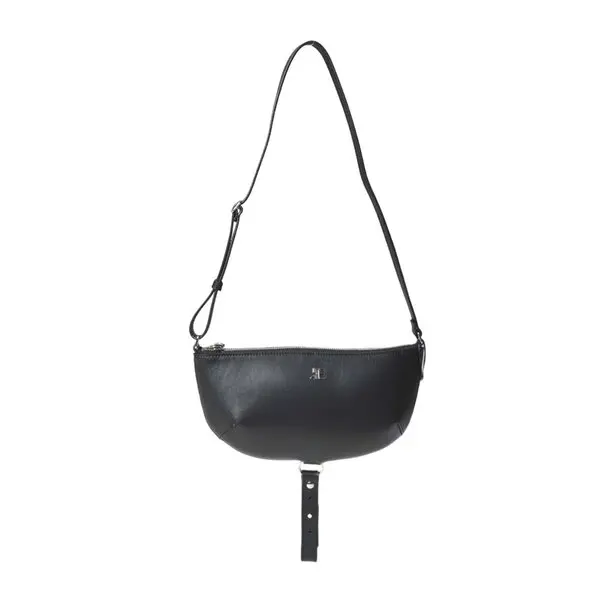 COURREGES Courrèges Asymmetrical Shoulder Bag - Nero