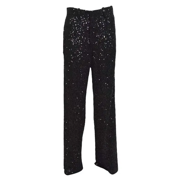 NINEMINUTES Sequin Trousers