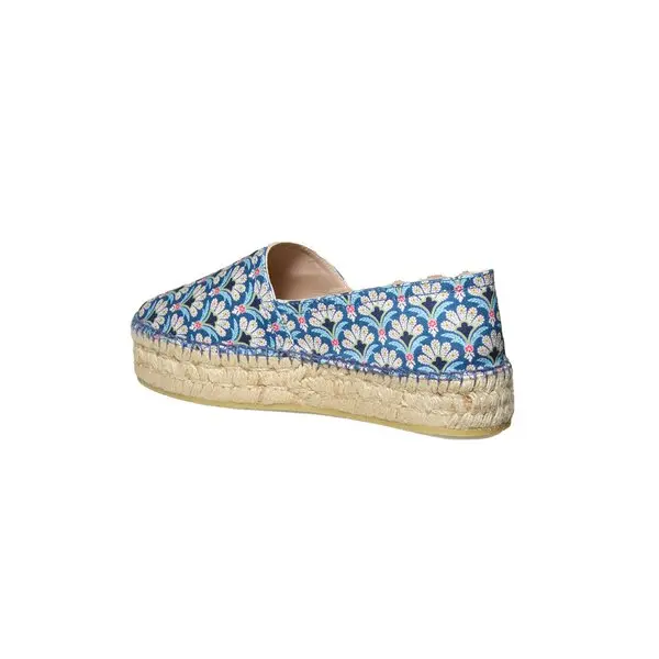 Etro Espadrille Flats With Floral Print - Azzurro/blu