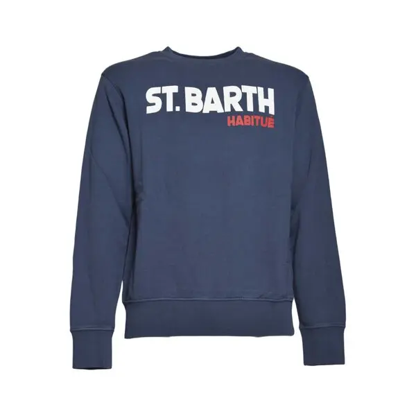 MC2 SAINT BARTH Crew Neck Sweatshirt - Blu