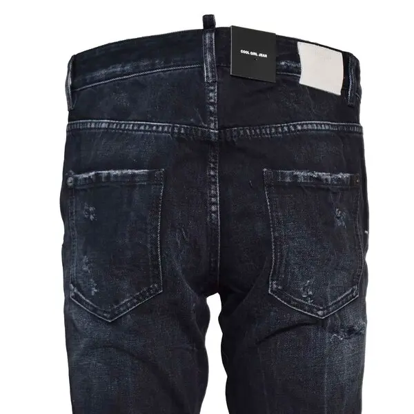 Dsquared2 Cool Girl Jean" Dark Wash Distressed Denim - -97