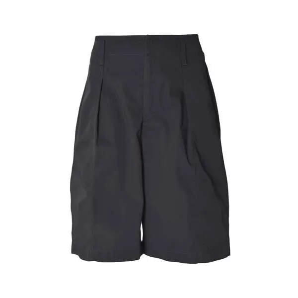 LEMAIRE Pleated Shorts - Carbone