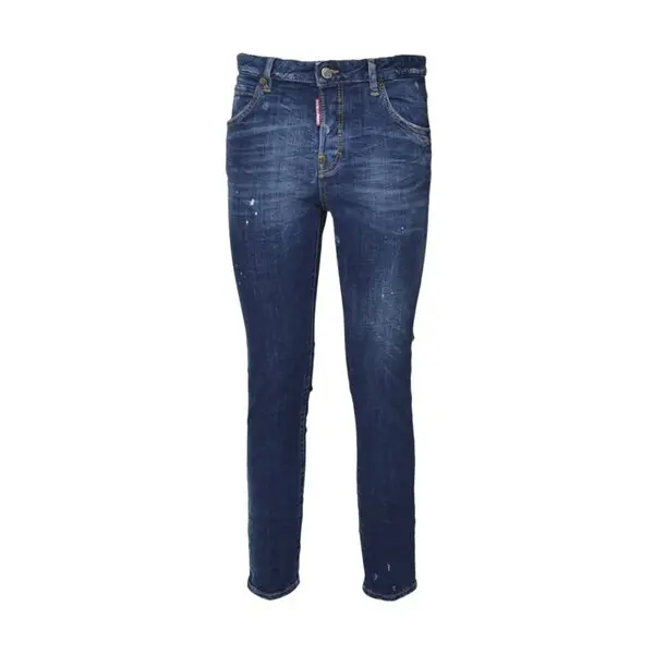 Dsquared2 Distressed Slim Fit Jeans - Denim