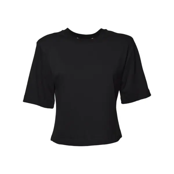 NINEMINUTES Cropped T-shirt With Short Sleeves