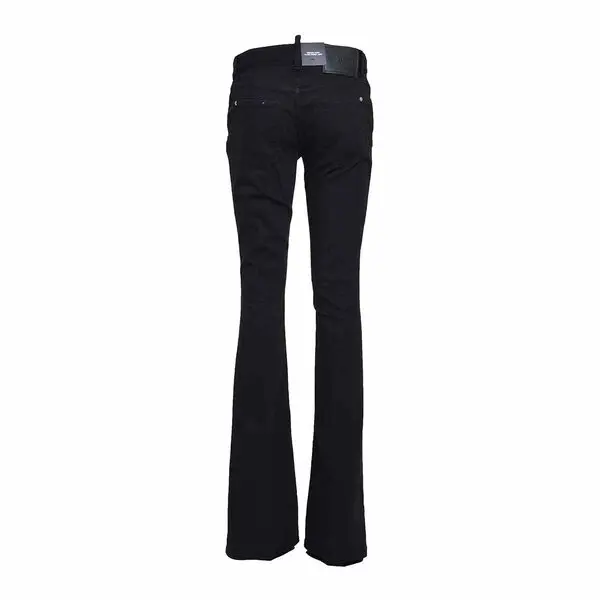 Dsquared2 Black Stretch Cotton Denim Jeans