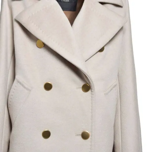 Max Mara Double Breasted Coat - Beige