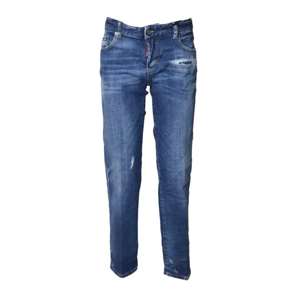 Dsquared2 Distressed Wash Jeans - Denim