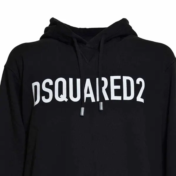 Dsquared2 Cotton Logo Print Hoodie - -97