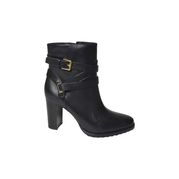 Ralph Lauren Buckled Zip Up Boots