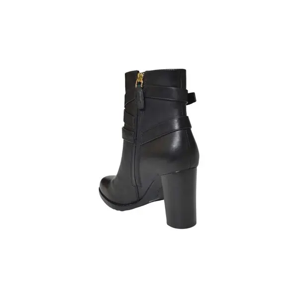 Ralph Lauren Buckled Zip Up Boots