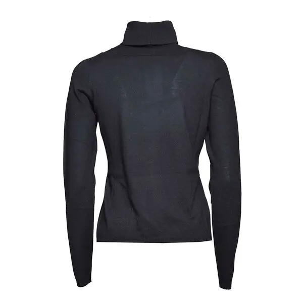 Max Mara Turtleneck Long Sleeve Sweater - Nero