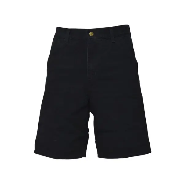Carhartt Work In Progress Logo Detailed Relaxed Fit Shorts - Nero