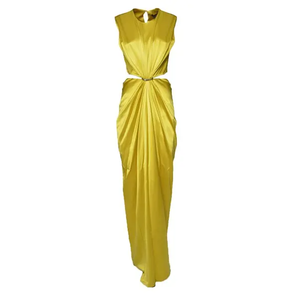 Max Mara Sleeveless Cut-out Gown